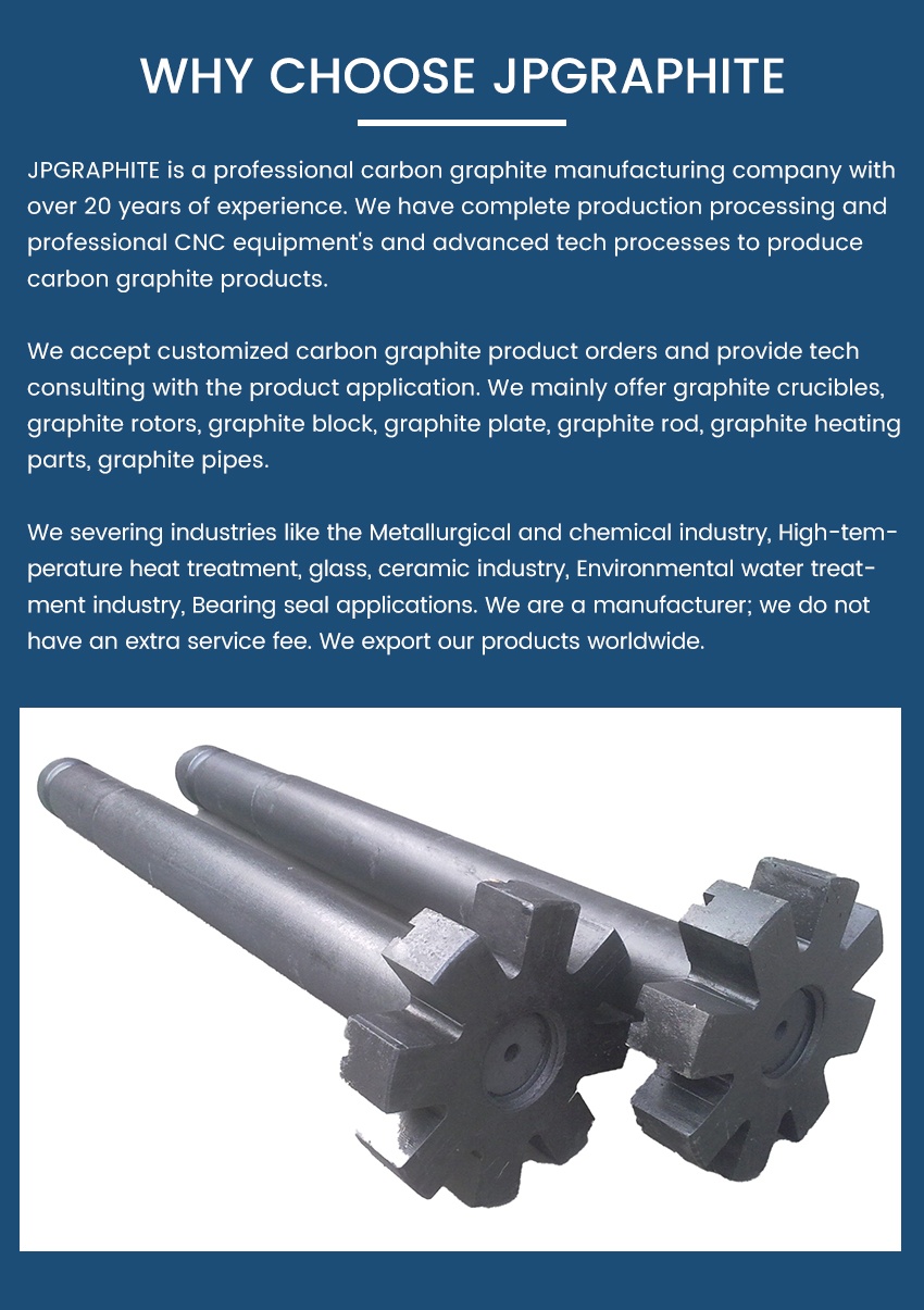 Graphite Rotor And Shaft | Graphite Degassing Tube - Buy Graphite Rotor ...